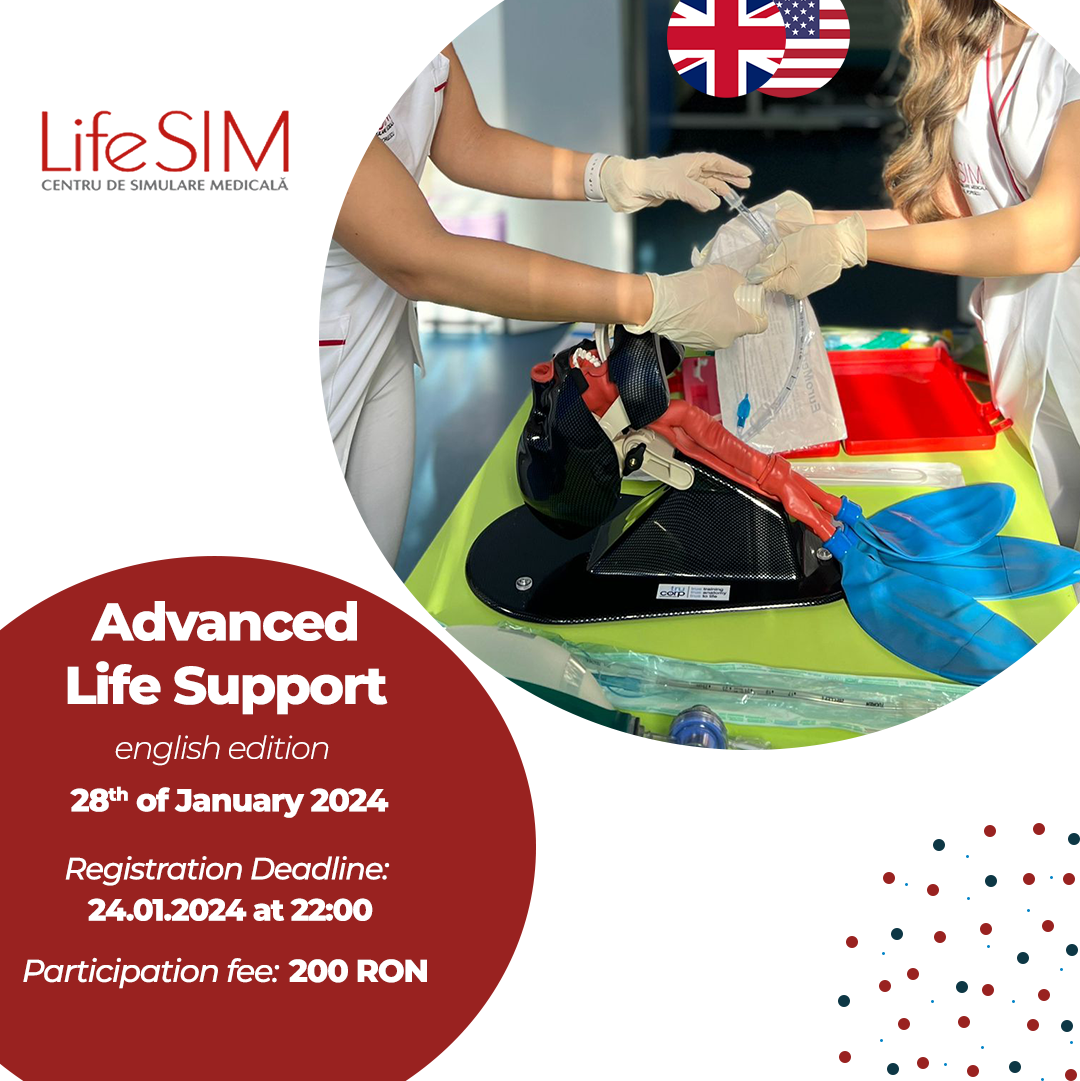 Advanced Life Support – English – Centrul de Simulare Medicală LifeSIM